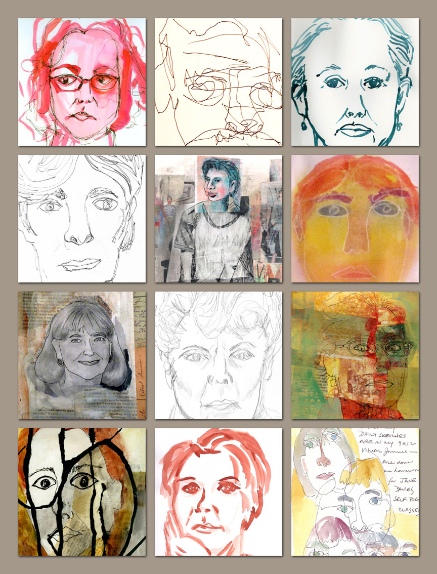 collage journeys by Jane Davies: 2012