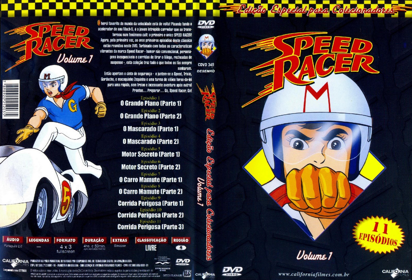 Capas Medina - Somente Capas de DVD: Speed Racer