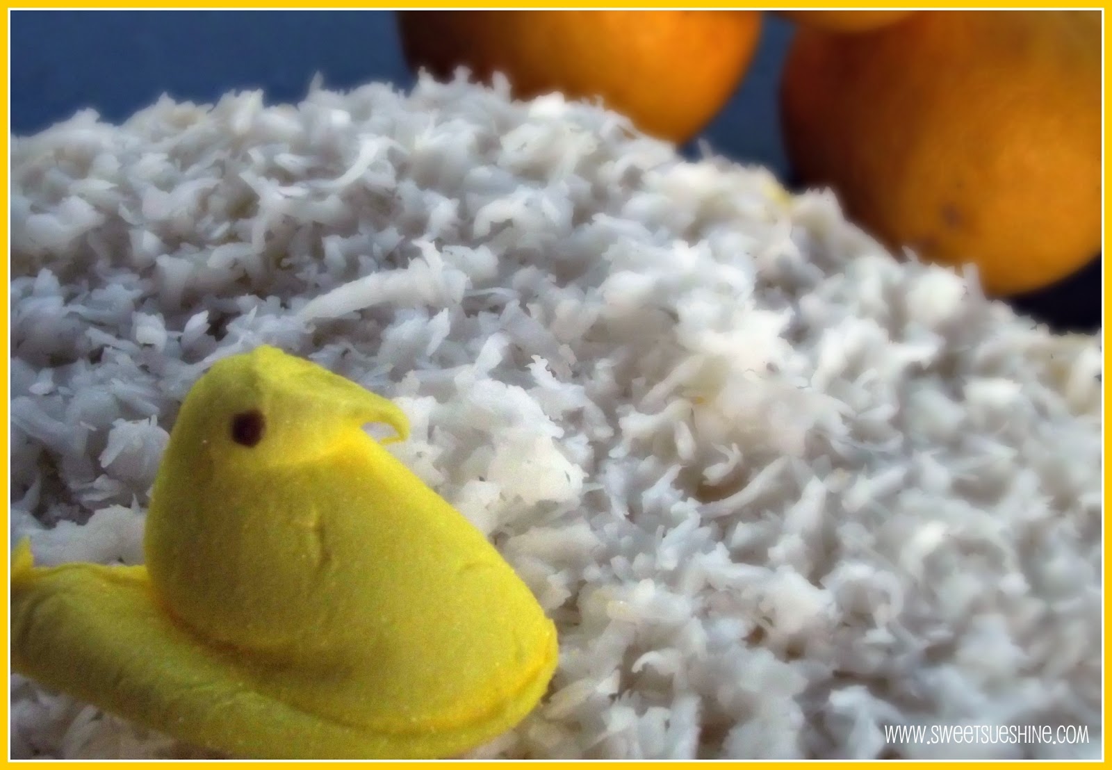 Lil Ms. Sueshine: Springtime Sunshine - Lemon Snow Cake