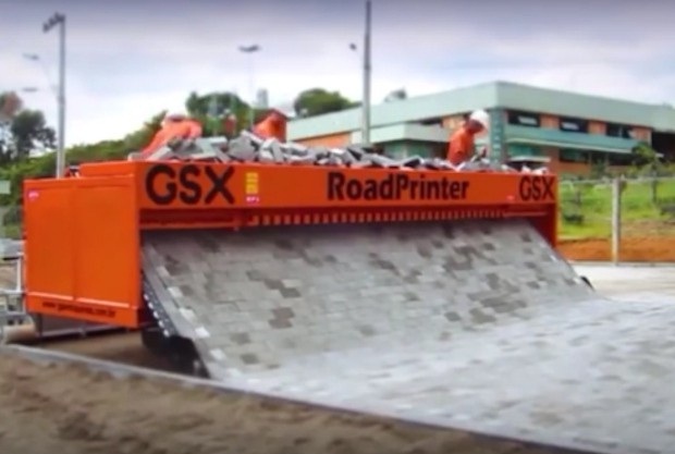 Tecnoneo: RoadPrinter, máquina para pavimentar carreteras en un abrir y ...