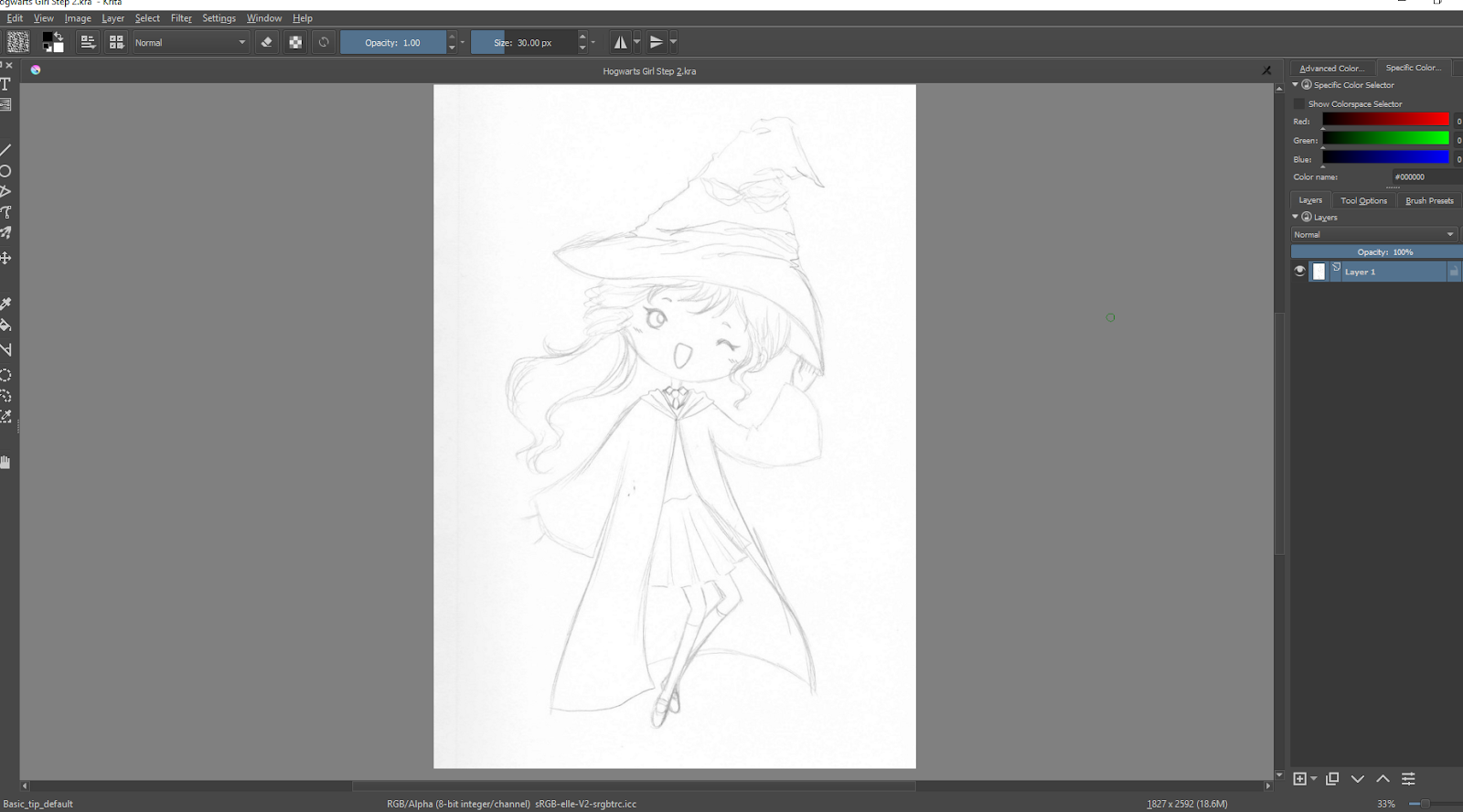 How I Start Drawing a Character Design | 3 Years Apart