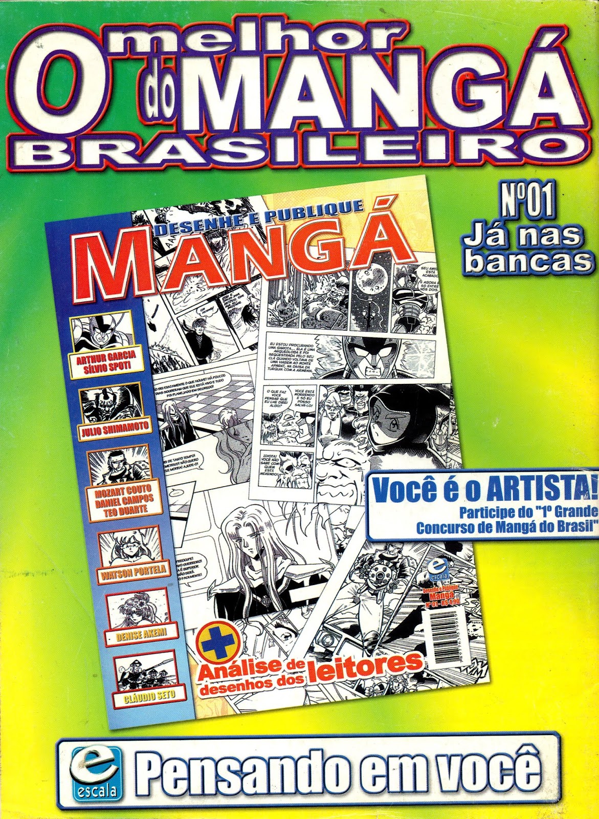 Mangás brasileiros ao longo das décadas