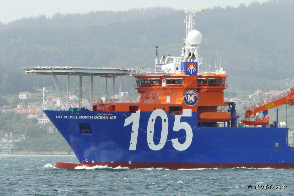 ALF Y SU MUNDO NAVAL: "LAY VESSEL NORTH OCEAN 105"