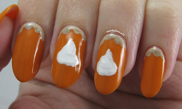 Nerdy for Nails: Pumpkin Pie Nails