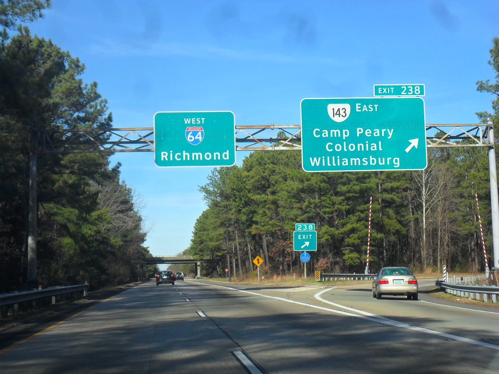 Luke's Signs: I-64 & Rt. 143 - Williamsburg, VA (Camp Peary)