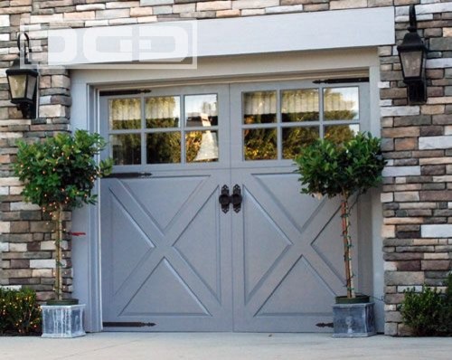 Our French Inspired Home: European Style Garages and Garage Doors