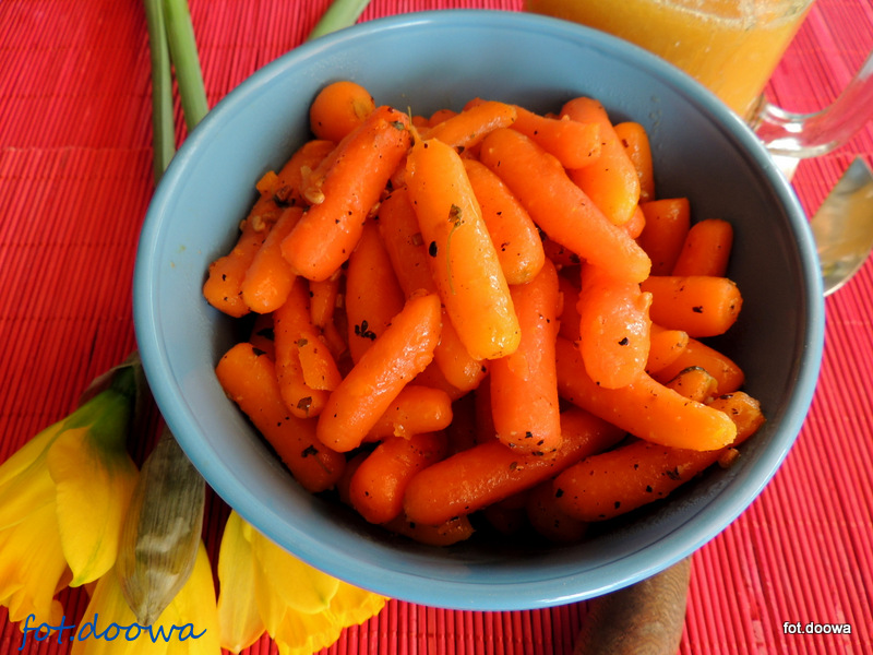 Mini marchewka karmelizowana w miodzie - Moje Małe Czarowanie - Dorota ...