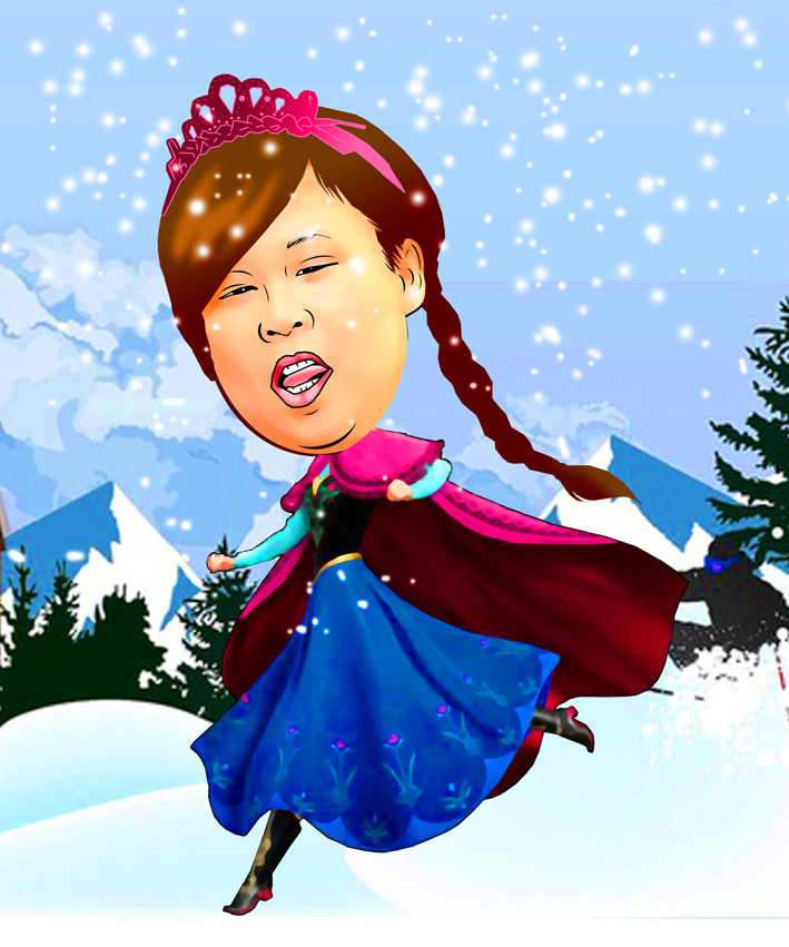Pesan Karikatur Murah Karikatur Ala Frozen