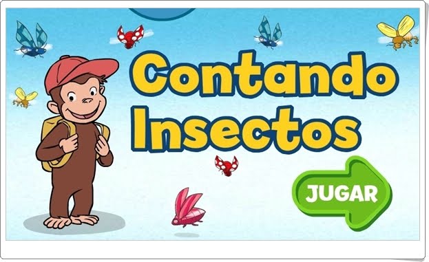 Juegos educativos de Matemáticas online: "Contando insectos con George ...