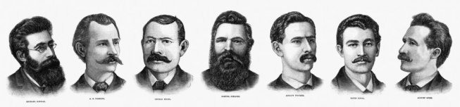 BANDERA ROJA: 11 de noviembre de 1887: con el puño en alto, son ...