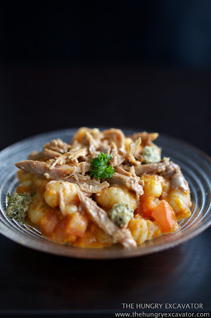 The Hungry Excavator: Rabbit Ragoût with Pan Fried Gnocchi and Green ...