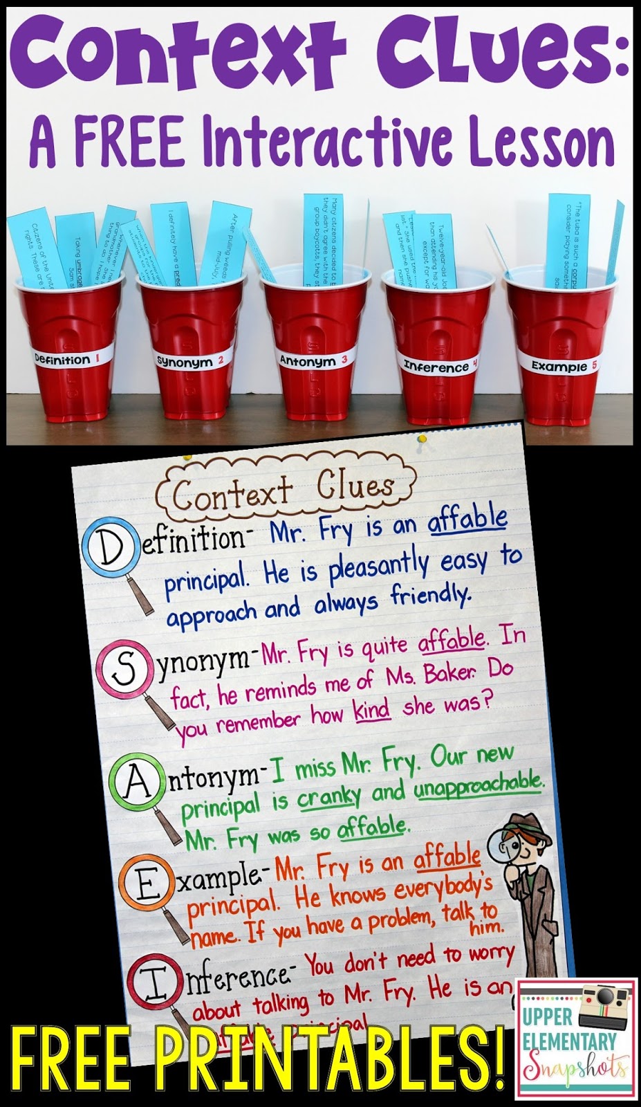 Context Clues: A Free Interactive Lesson | Upper Elementary Snapshots ...