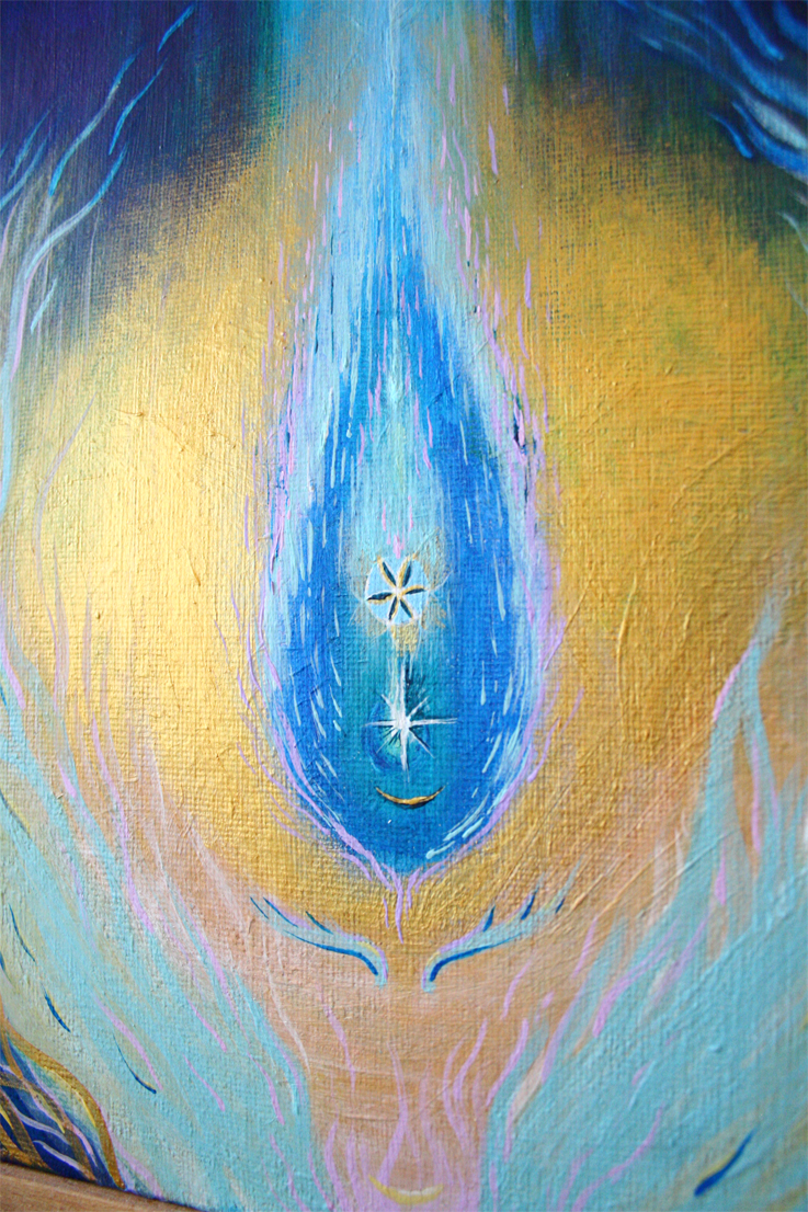 DANA BUBAKOVA PAINTINGS: starseed painting
