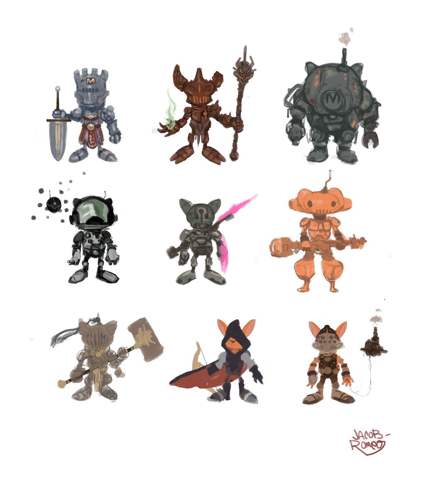 Jacob Romeo the Blog: Character/costume demos