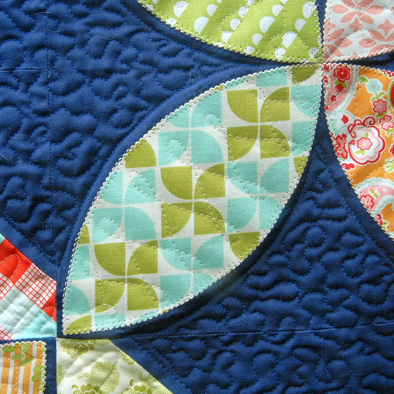 Meadow Mist Designs: Irish Chain Quilt-a-Long Finish