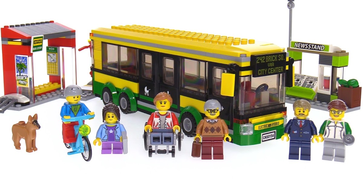 LEGO City 2017 Bus Station build & review