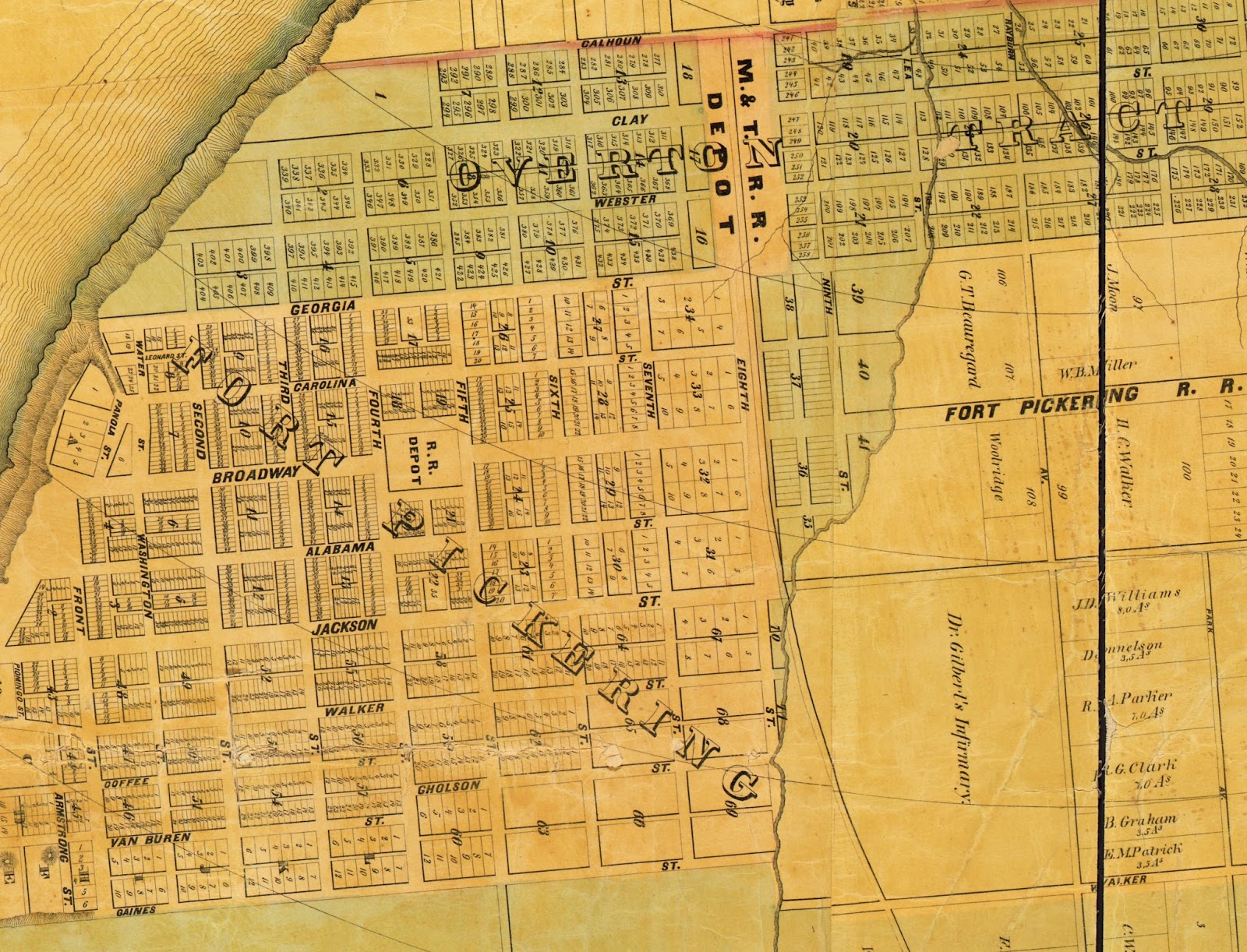 Memphis Railroad and Trolley Museum: Broadway - An Early History