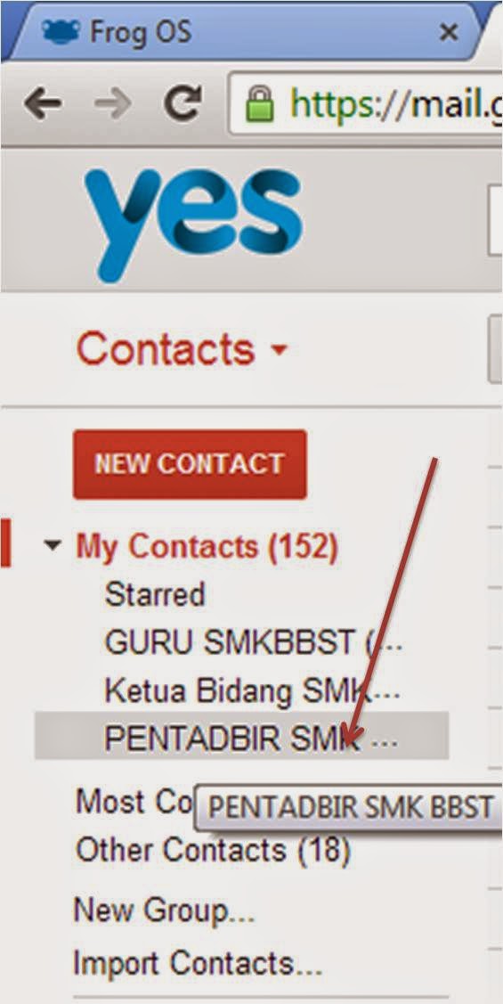 UNIT ICT SMK BBST: BAGAIMANA MENCIPTA KUMPULAN EMEL (EMAIL GROUP)