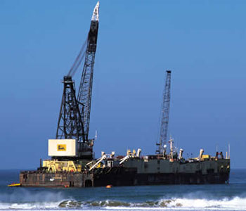 Hook-up Conctruction Barge Saipem ~ oNe-way