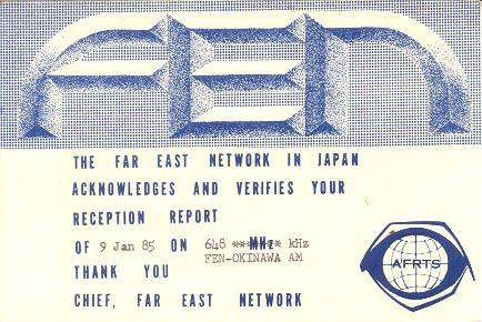 DXing - My individual style: AMERICAN FORCES RADIO AND TELEVISION SERVICE