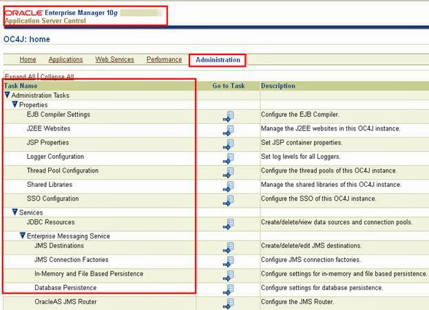 OBIEE - Oracle Enterprise Manager (OEM) and Console in OBIEE 10G