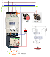 Esquemas eléctricos: COMO CONECTAR UN CONTACTOR RELE TERMICO CON PULSADORES