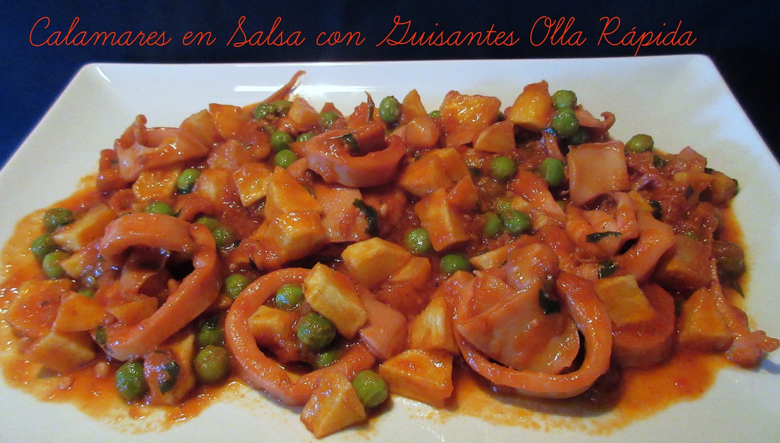 CALAMARES EN SALSA EN OLLA RÁPIDA | COCINA CON REINA