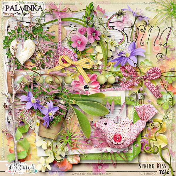 Palvinka Designs: Spring Kiss and Freebie
