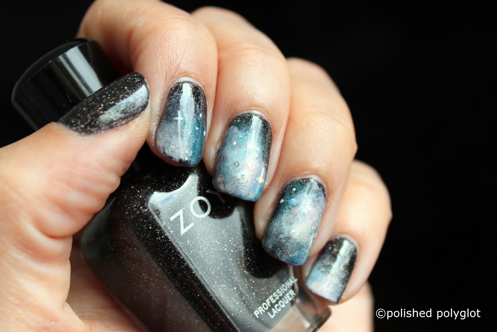 Nail art│Nebula nails / Polished Polyglot