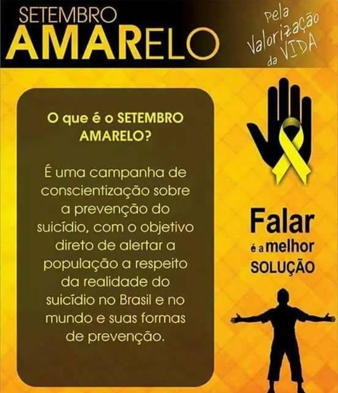 Cartaz Do Setembro Amarelo - BRUNIV