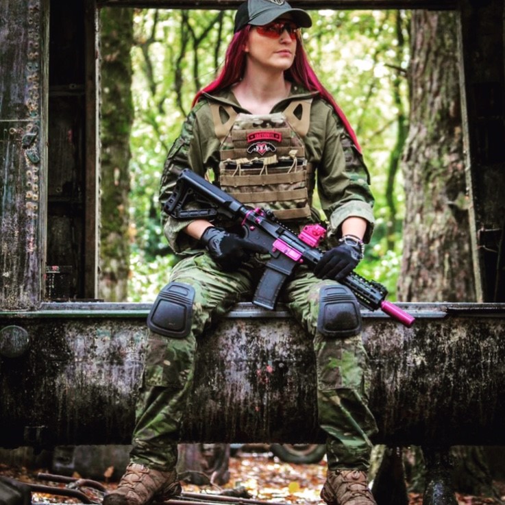 Airsoft Woodland Camo Loadout