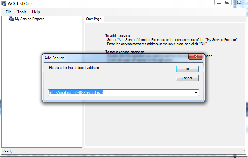 A Child's Technology Blog: Profile WCF Service using WCFTestClient.exe