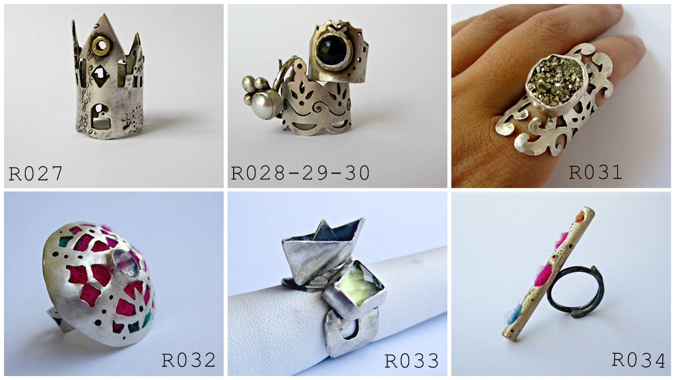 Maria Marmara - Handmade Jewellery: Rings.