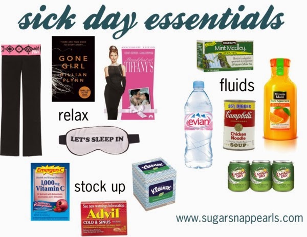 Sugar Snap Pearls {Archive}: Sick Day Essentials