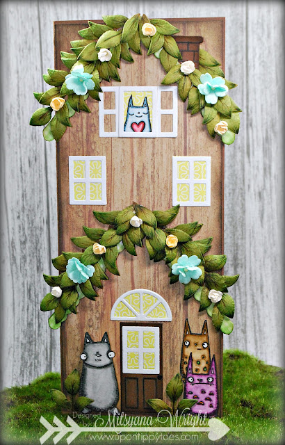Up On Tippy Toes: Forest Spirits Treehouse Card