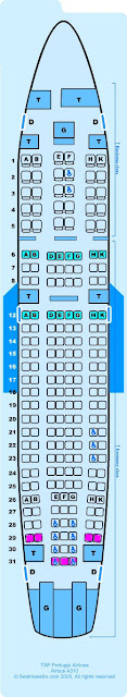 planepictures: Airbus A310 Seats