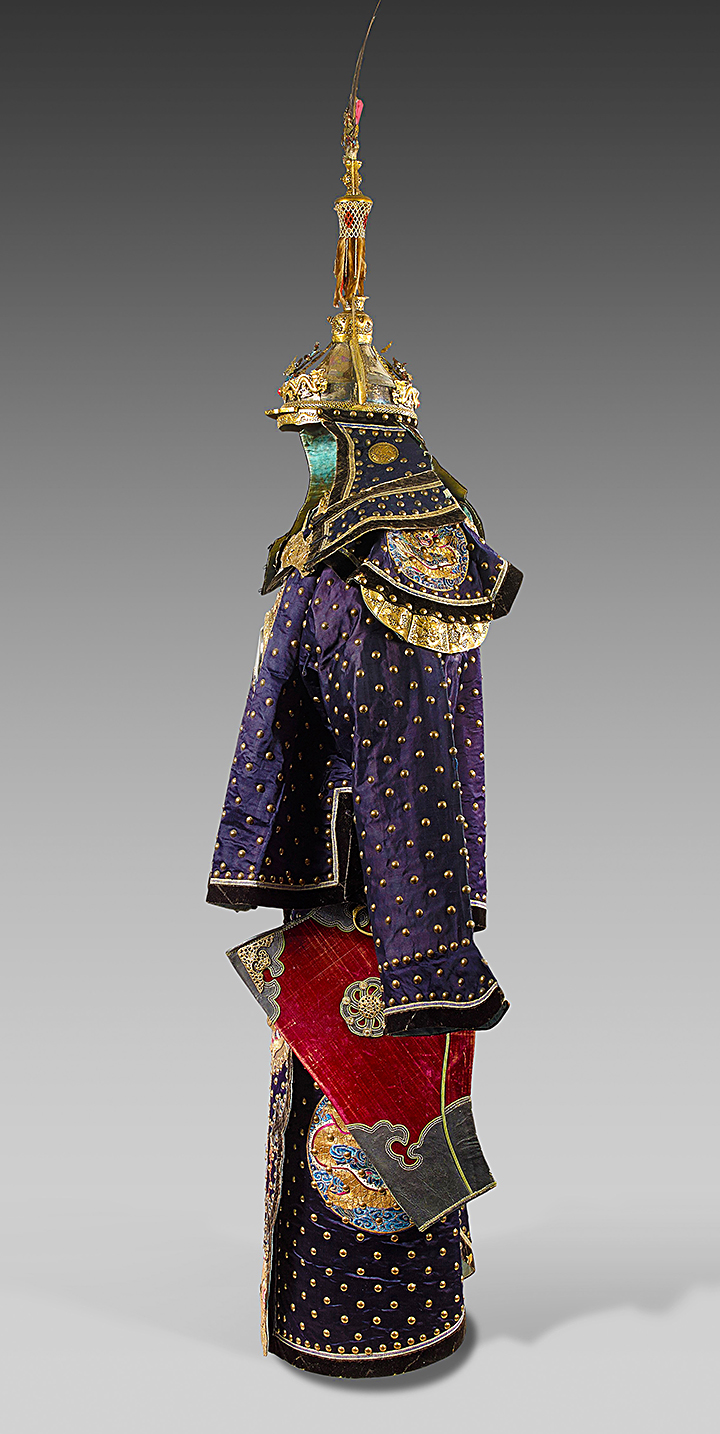 Late Qing Parade Helmet + Armor. In Detail