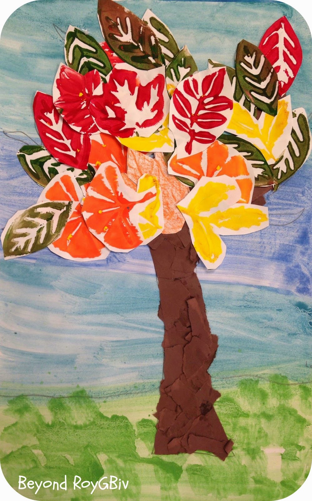 Beyond ROY G. BIV: First 1st Grade Project...CHECK!