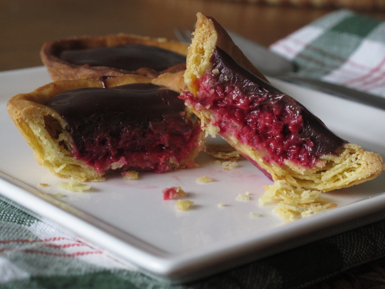 muppys: Chocolate Raspberry Tartlets