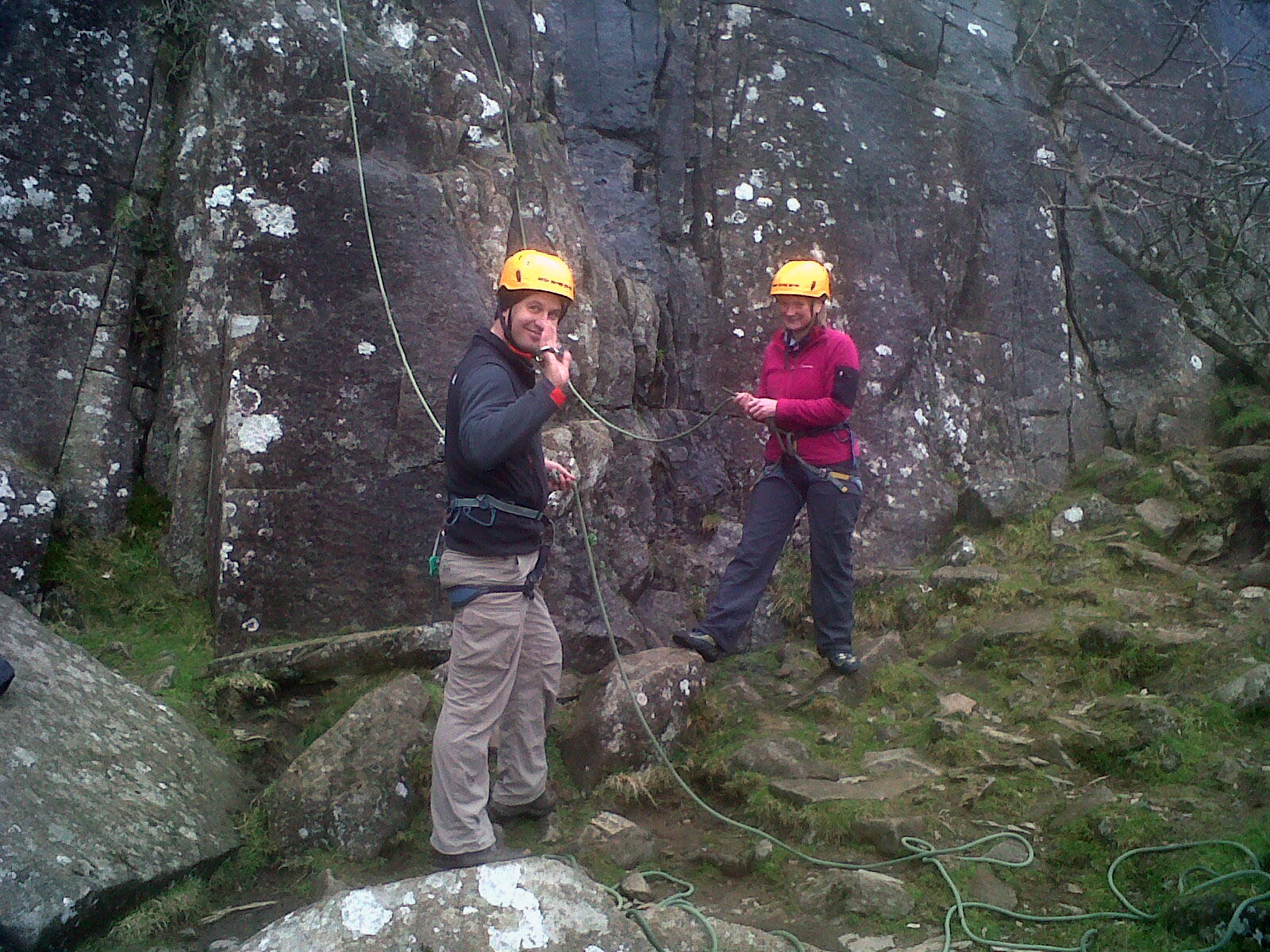 First Rock Climbing course of 2011 | Snowdonia Mountaineering