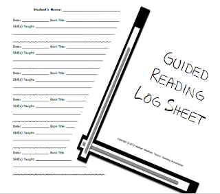 FREE Reading Log Conference Sheet - HoJo's Teaching Adventures, LLC