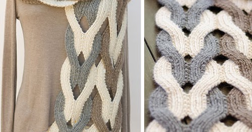 Beautiful Skills - Crochet Knitting Quilting : Japanese Weave Wrap Knit ...