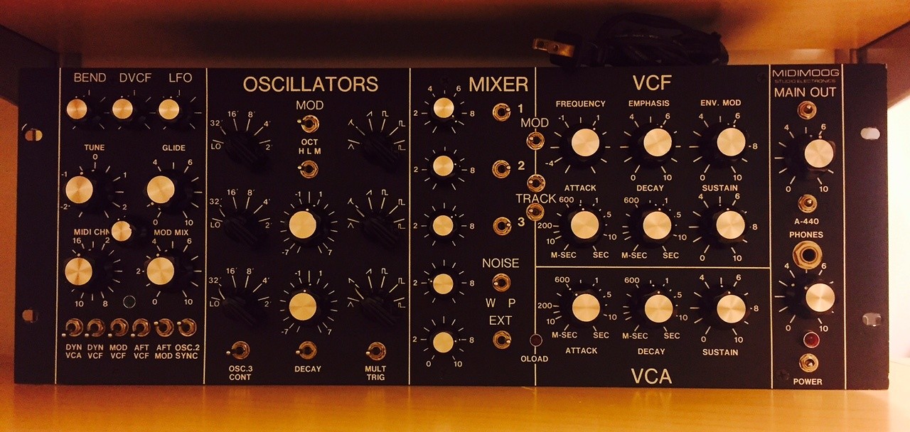 MATRIXSYNTH: Studio Electronics Midimoog with original/vintage Minimoog ...