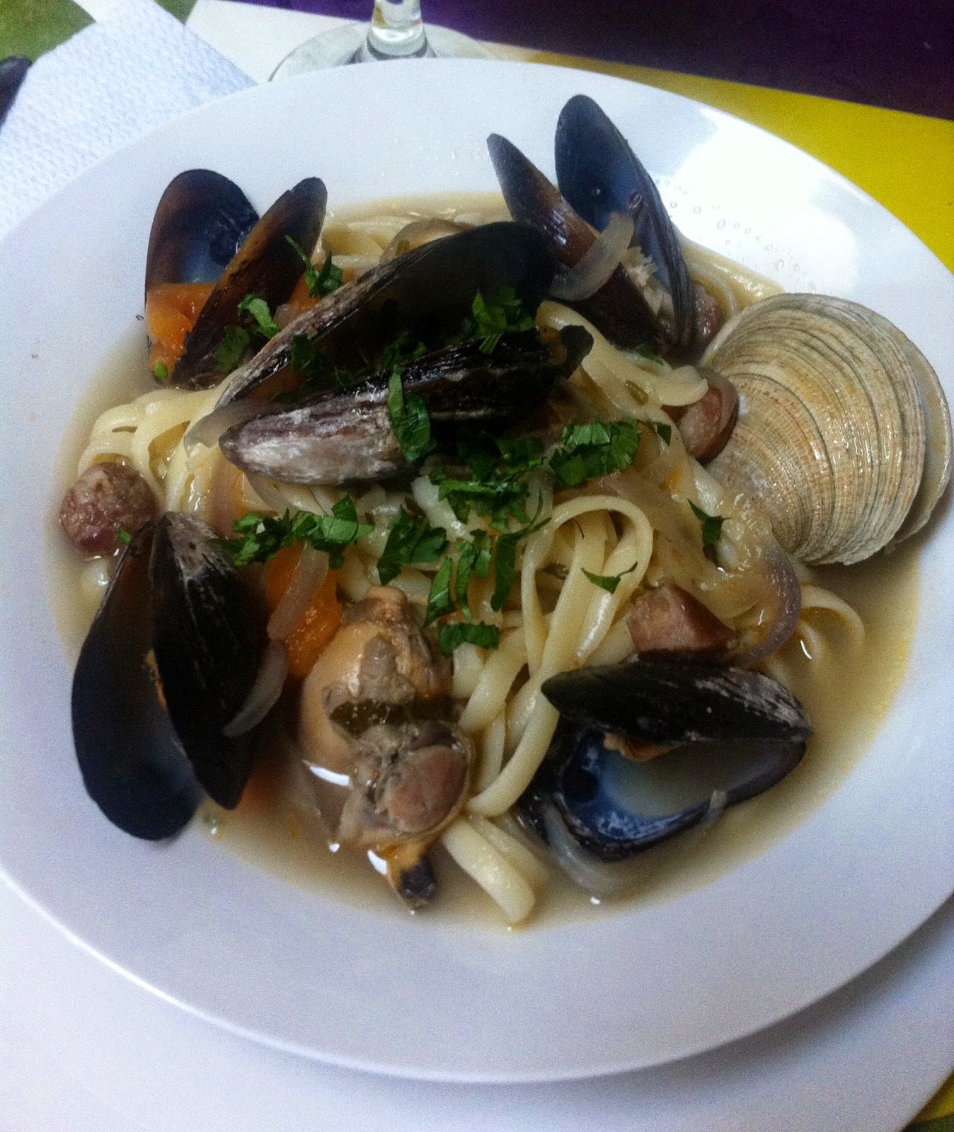 La Chef Frustrada: RÁPIDO, FÁCIL Y MUY MUY RICO: FIDEOS CON MARISCOS