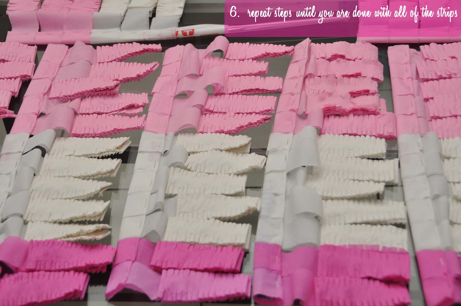 A Passion for Pink {Crepe Paper Curtains} | Our Phenomenal Life