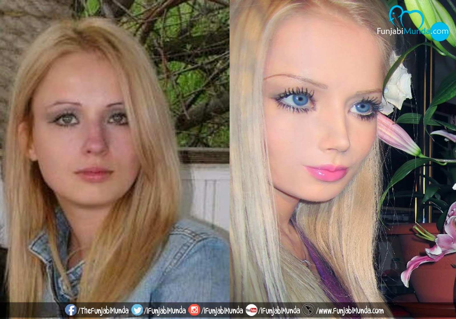 Valeria Lukyanova A Real Life Barbie Doll Funjabi Munda