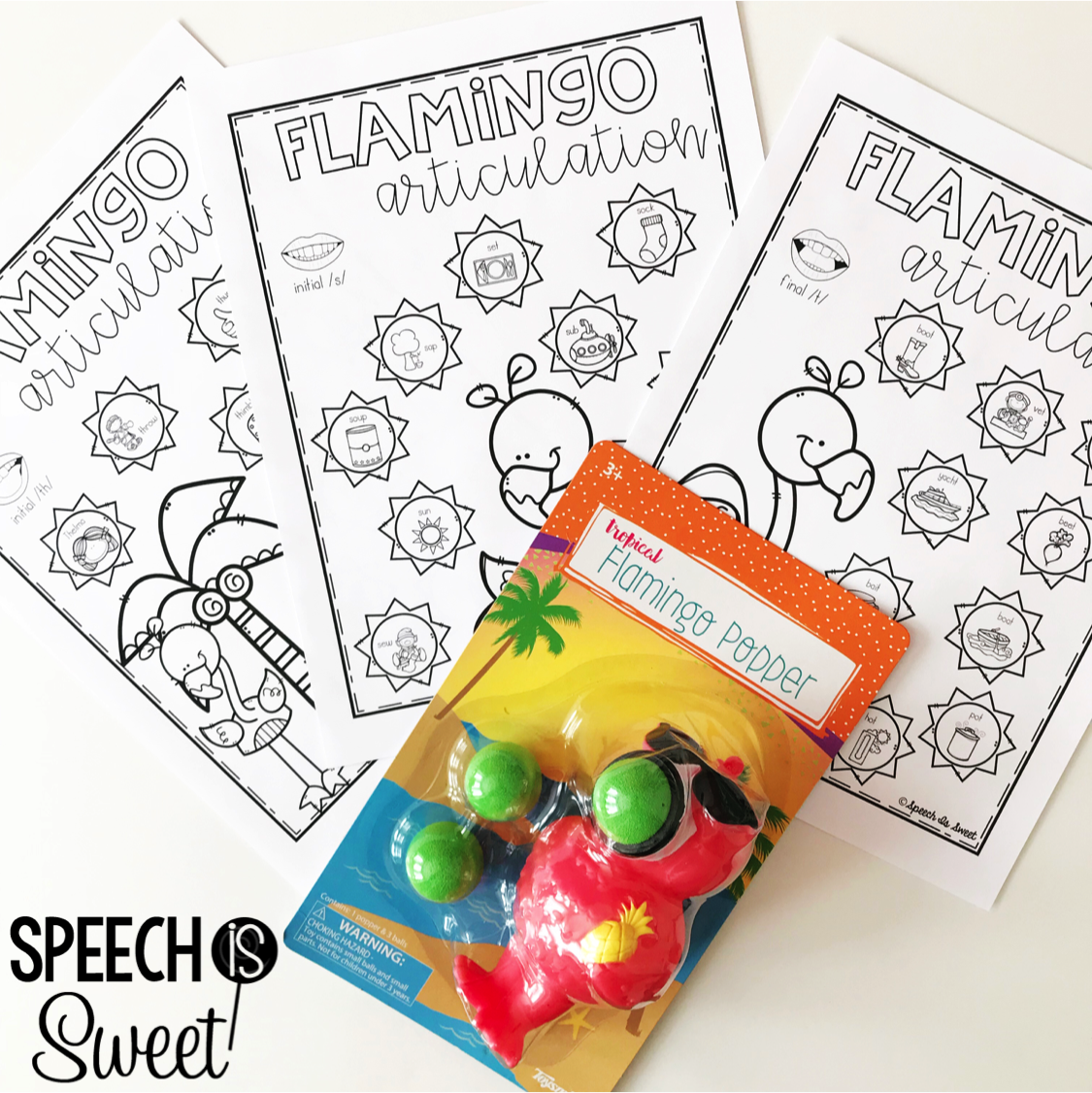 Flamingo Articulation Freebie! - Speech is Sweet