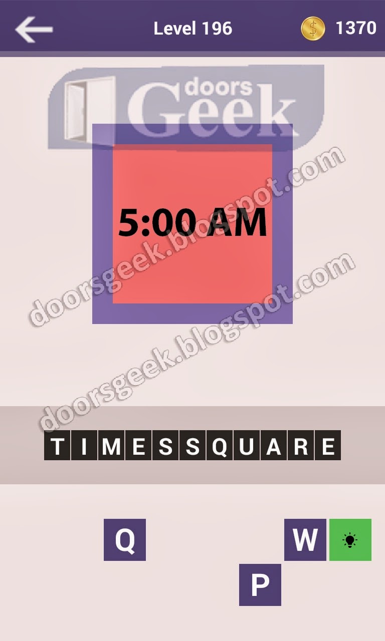 Fun Ways to Think - Level 196 ~ Doors Geek