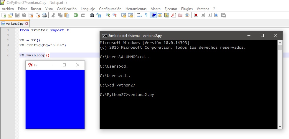 Graficación - Carlos Ernesto Guzmán Rubio: Programas de Ventanas en Python