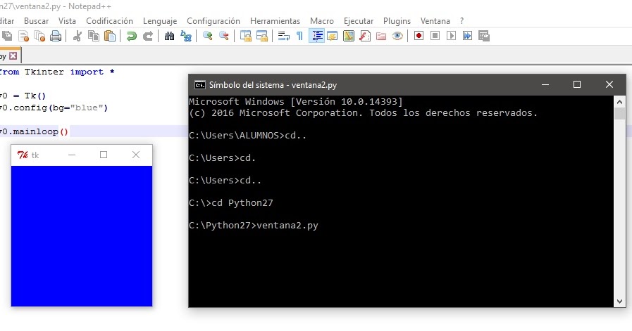Graficación - Carlos Ernesto Guzmán Rubio: Programas de Ventanas en Python